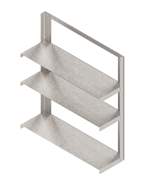 POSSI – Small Wall Shelf – Modular Steel Furniture by POSSI